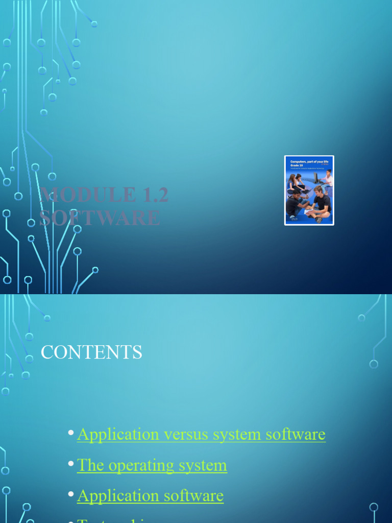 1 - 2 Software | PDF | Application Software | Graphical User Interfaces