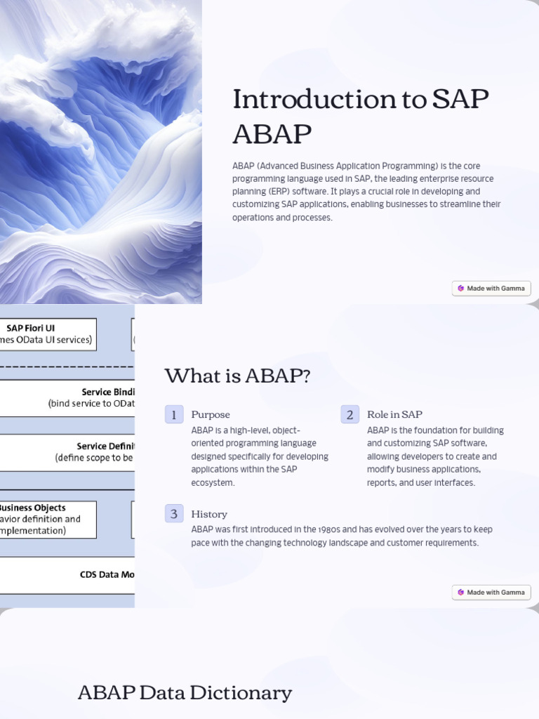 Introduction-to-SAP-ABAP | PDF | Computer Programming | Information ... Introduction-to-SAP-ABAP | PDF | Computer Programming | Information ...