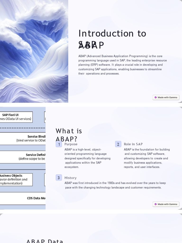 Introduction To SAP ABAP | PDF | Systems Engineering | Software Development