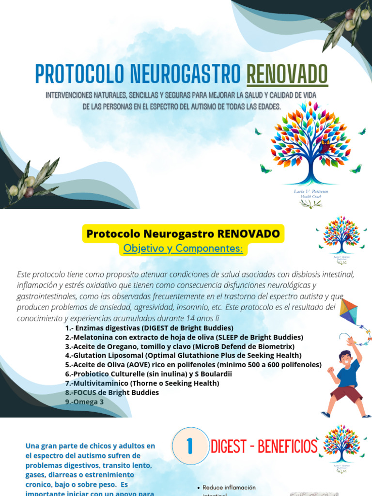 Protocolo Neurogastro Renovado | PDF | Ácido Graso Omega 3 | Antioxidante