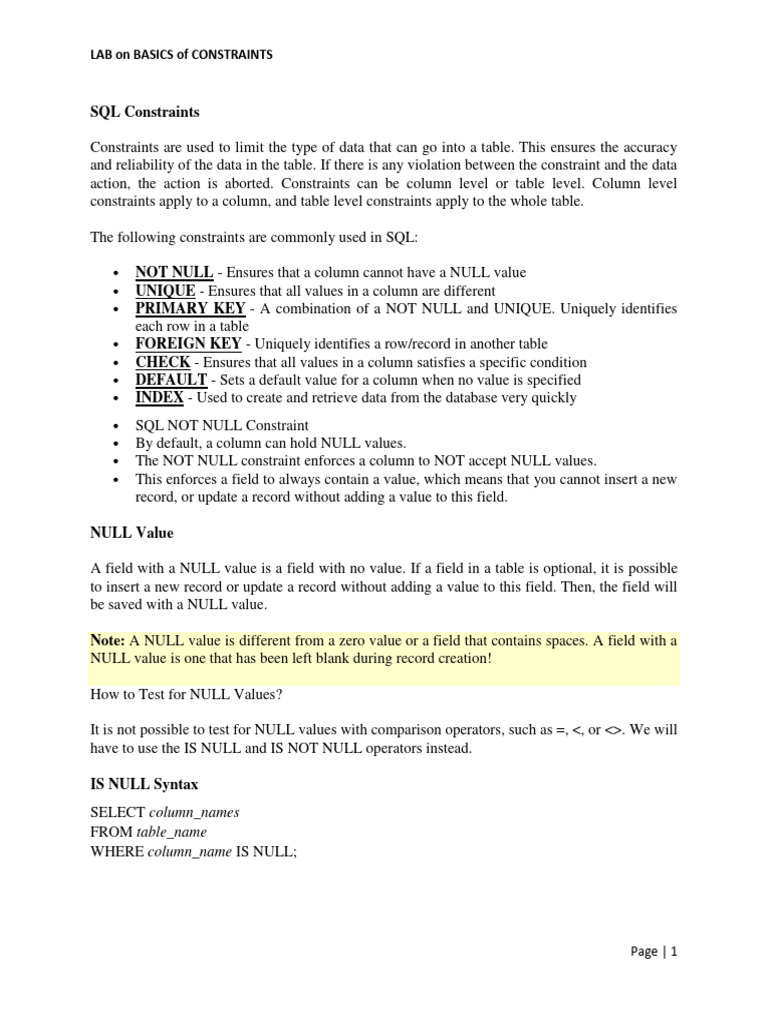 Sql Lab2 Pdf Relational Database Table Database 0733