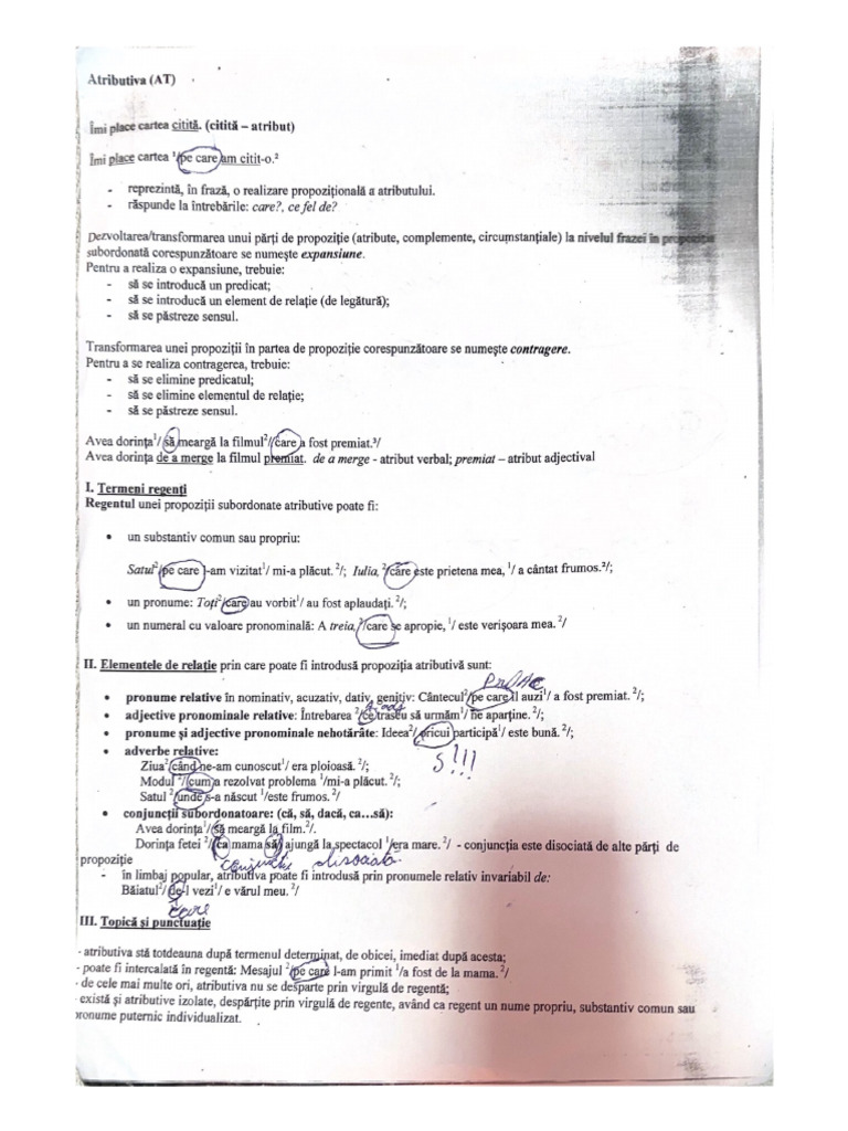 Atributiva (At) | PDF