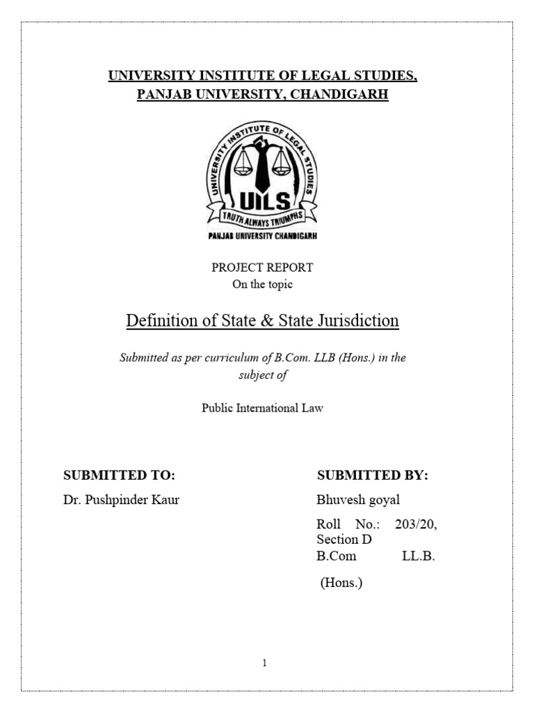 203 Pil | PDF | Jurisdiction | International Law