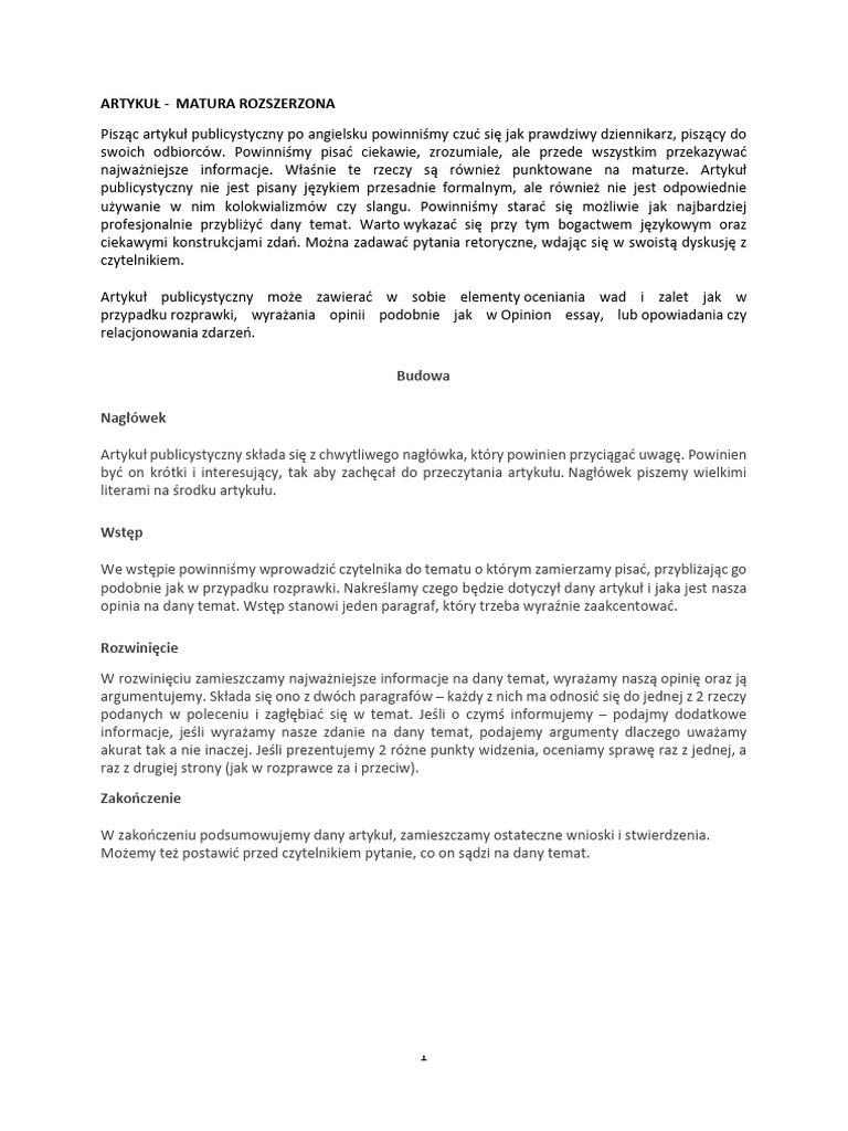 Artykuł - Teoria | PDF