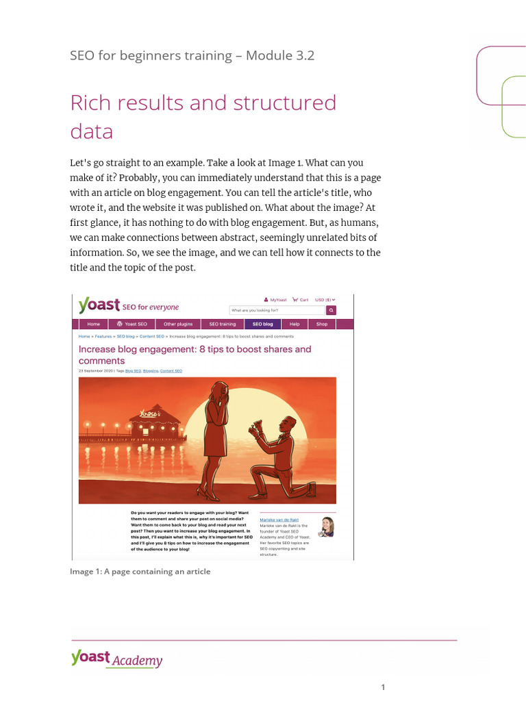 Rich Results and Structured Data Seo For Beginners | PDF | Computing ...