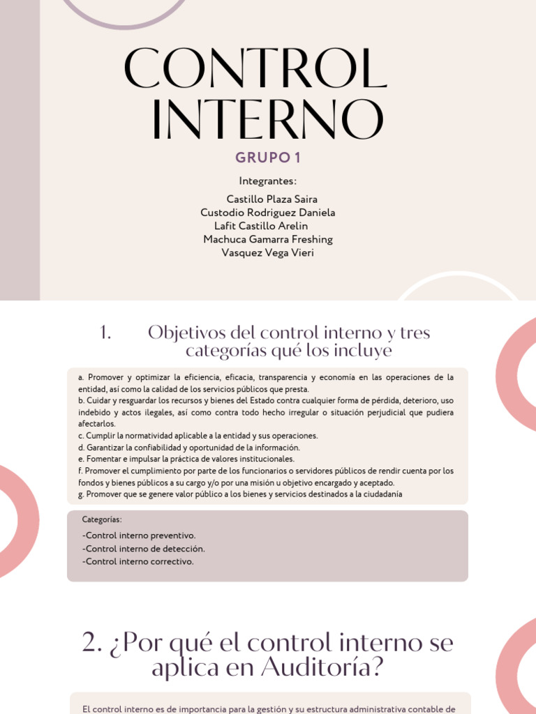 Control Interno | PDF | Auditoría | Business