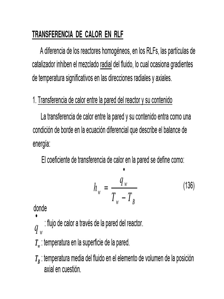 Tema 4 de Reactores | Descargar gratis PDF | Reactor Quimico | Transferencia de calor