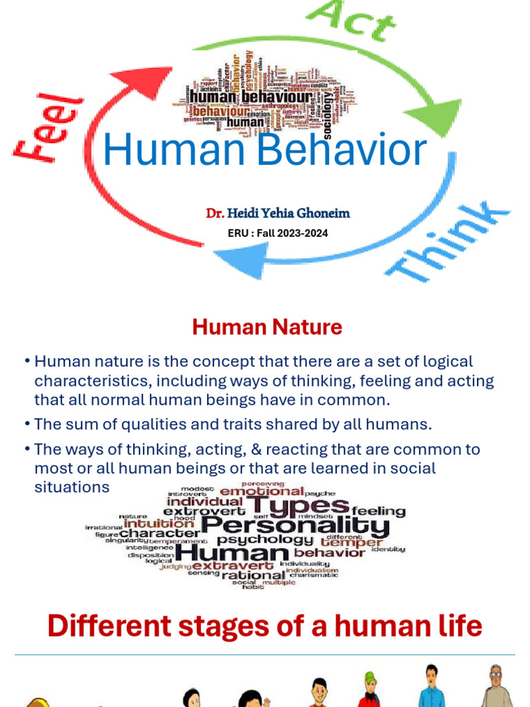 Lecture 4-HM.005 Human Behavior | PDF | Behavior | Motivational