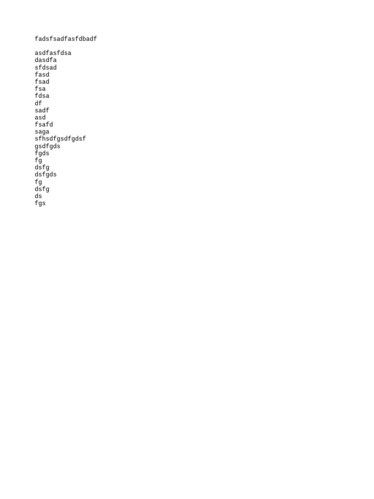 Fadsfsadfasfdbadf Asdfasfdsa Dasdfa Sfdsad Fasd Fsad Fsa Fdsa DF Sadf ...