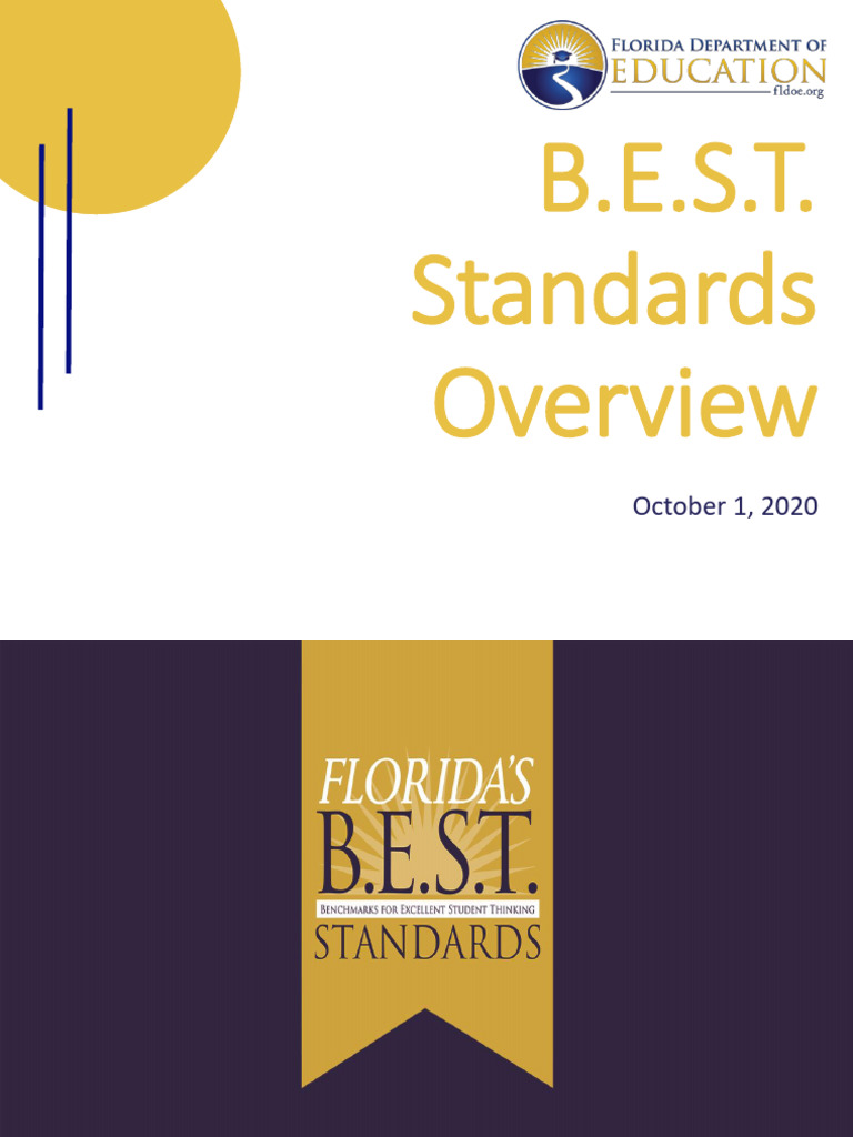 Florida's B.E.S.T. Standards Guide | PDF | Mathematics | Reading ...