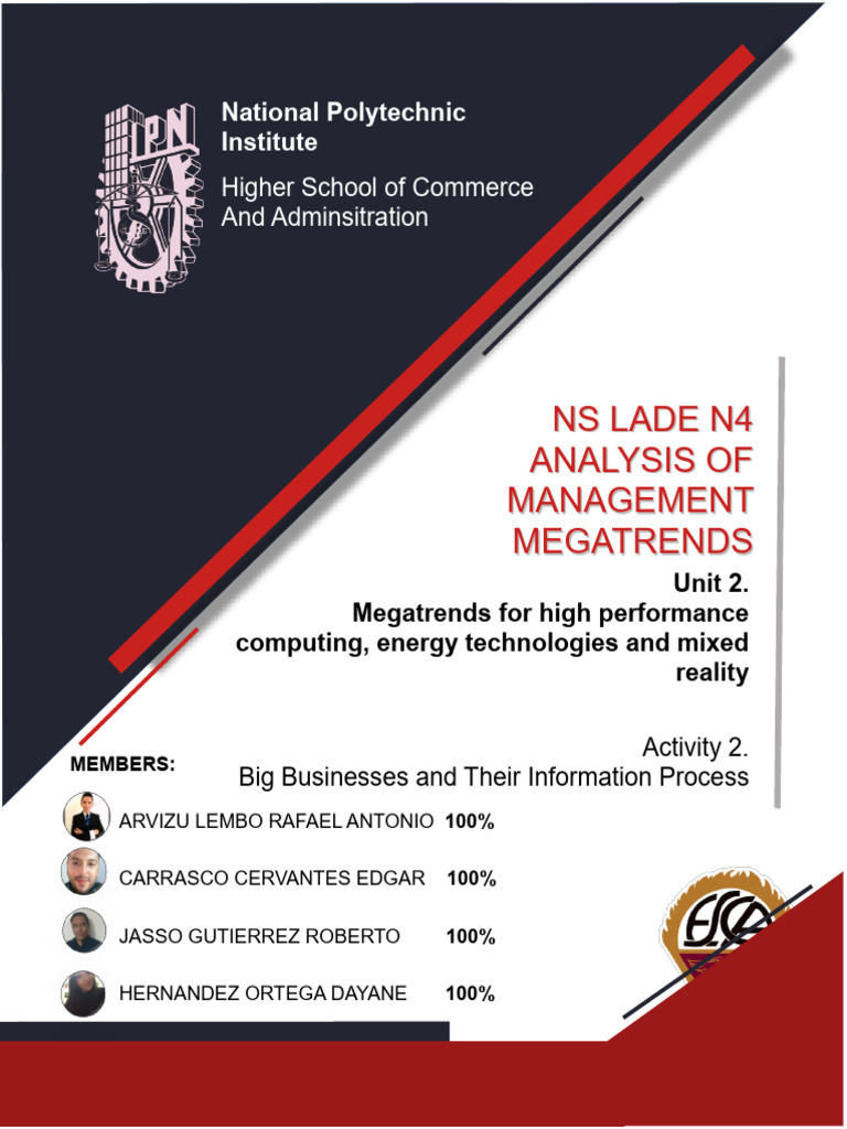 ANMM U2 A6 Big Businesses and Their Information Proces | PDF | Big Data ...