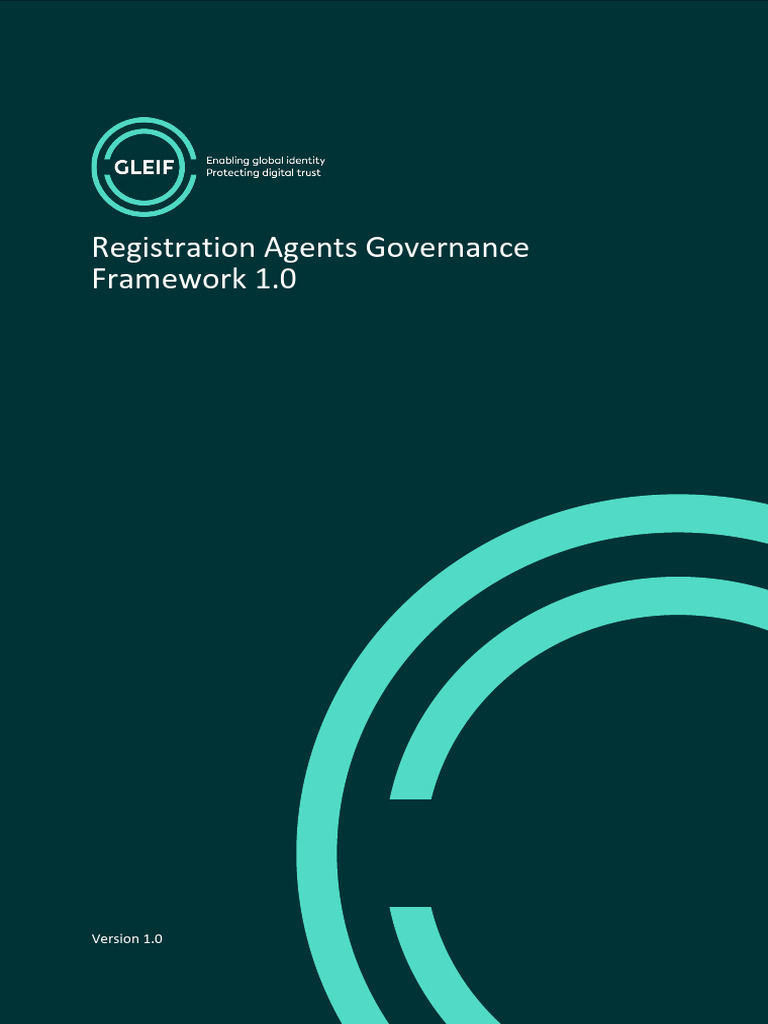2023 03 28 Registration-Agents-Governance-Framework 1.0 | PDF ...