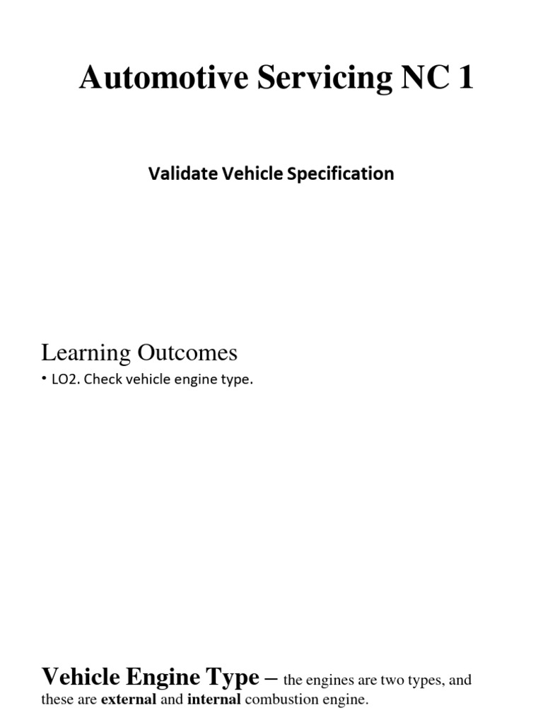 Vehicle Engine Types Explained | PDF | Engines | Electric Vehicle