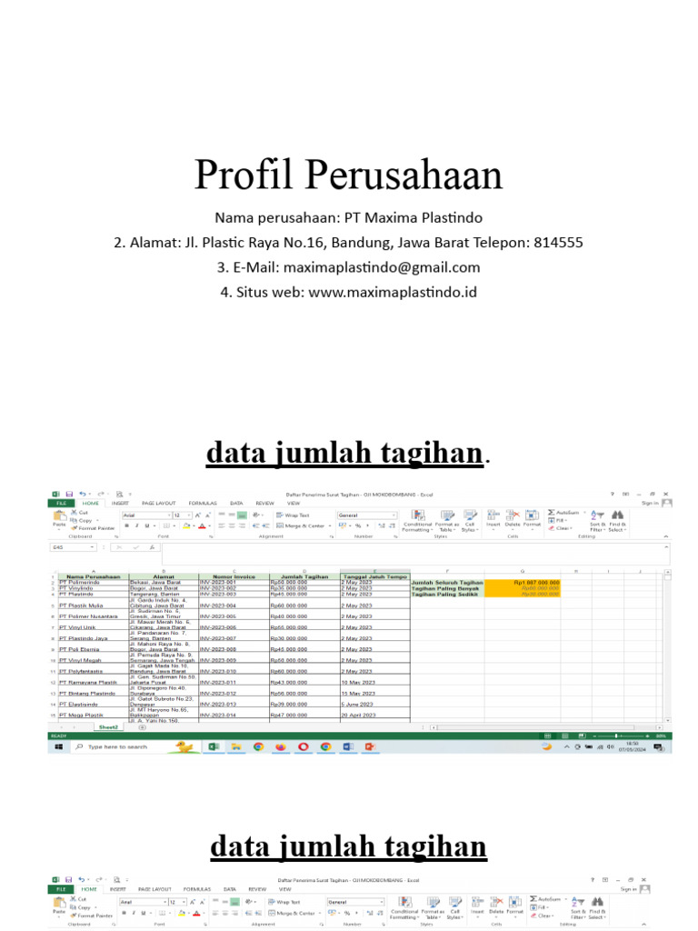 Profil Perusahaan - Oji Mokobombang | PDF