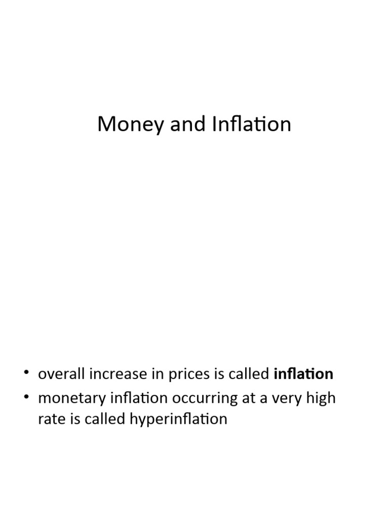 Chapter 4 and 5 - Money and Inflation | PDF | Money Supply | Money