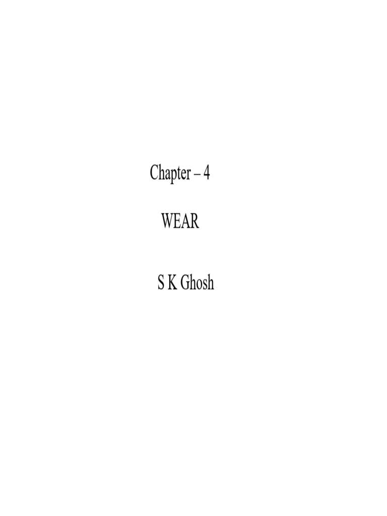 Wear 8 | PDF | Wear | Metals