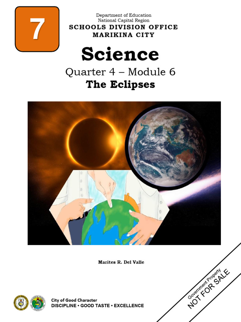 SCI7 - Q4 - M6 - The Eclipses | PDF | Solar Eclipse | Shadow