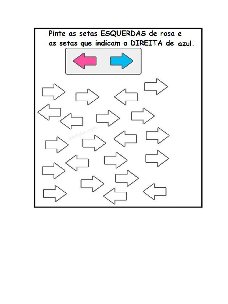 atividade Lateralidade | PDF