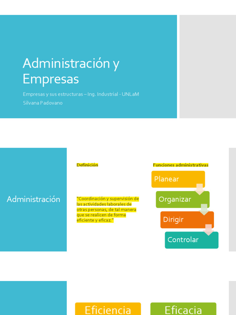 Clase Administración | PDF | Business | Negocios económicos