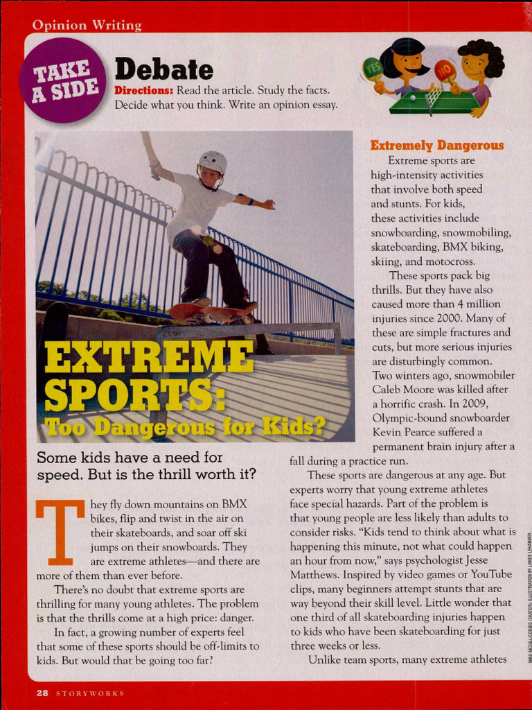 Extreme Sports Too Dangrous For Kids | PDF | Sports