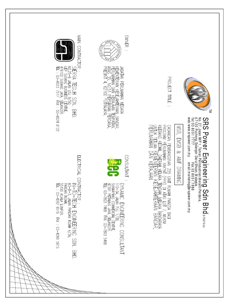 PPR Klebang (MSB Drawing) | PDF