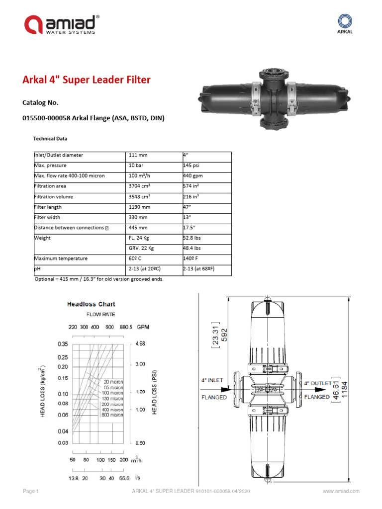 Arkal 4 Super Leader IOM En | PDF | Valve