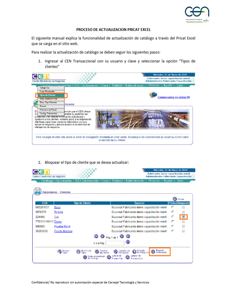 Manual Pricat Excel - Latam | PDF | Microsoft Excel | Software