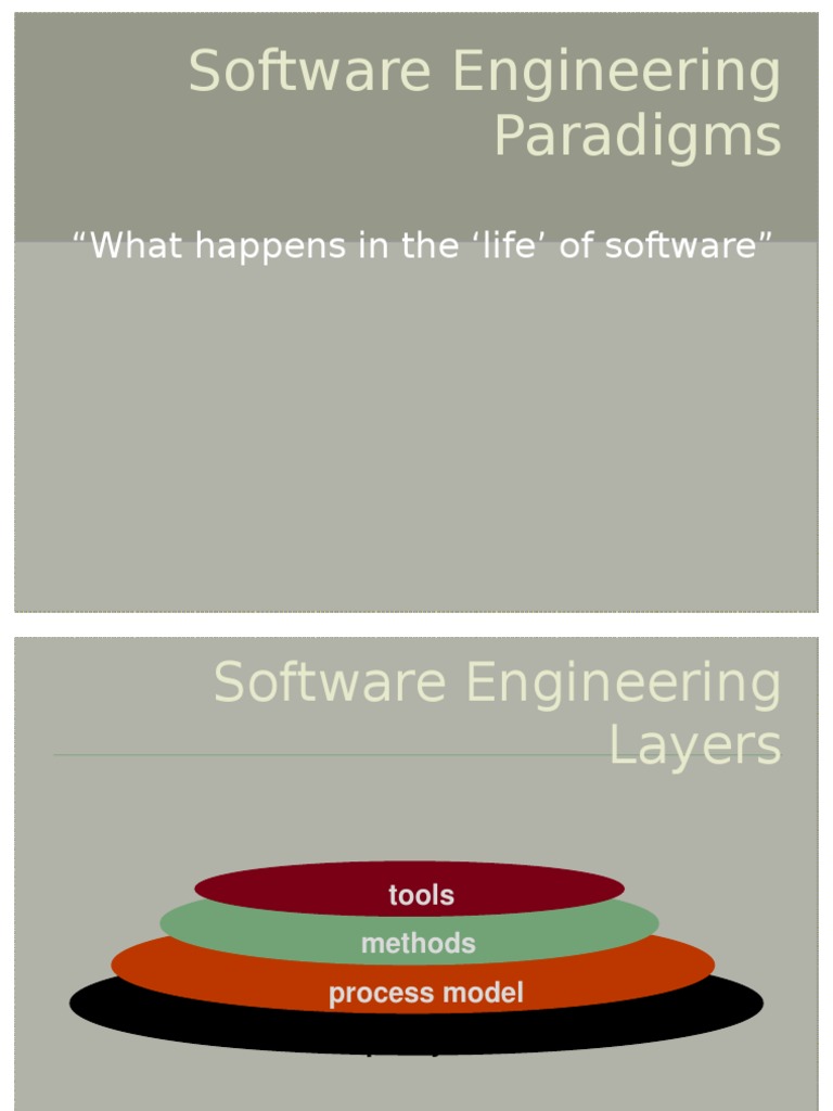 Software Engineering Paradigms | PDF | Prototype | Systems Engineering