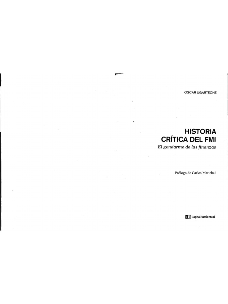 05oscar Ugarteche Historia Del FMI | PDF