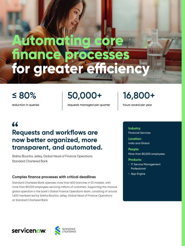 Cs Standard Chartered Bank Itsm | PDF | Automation | Banks