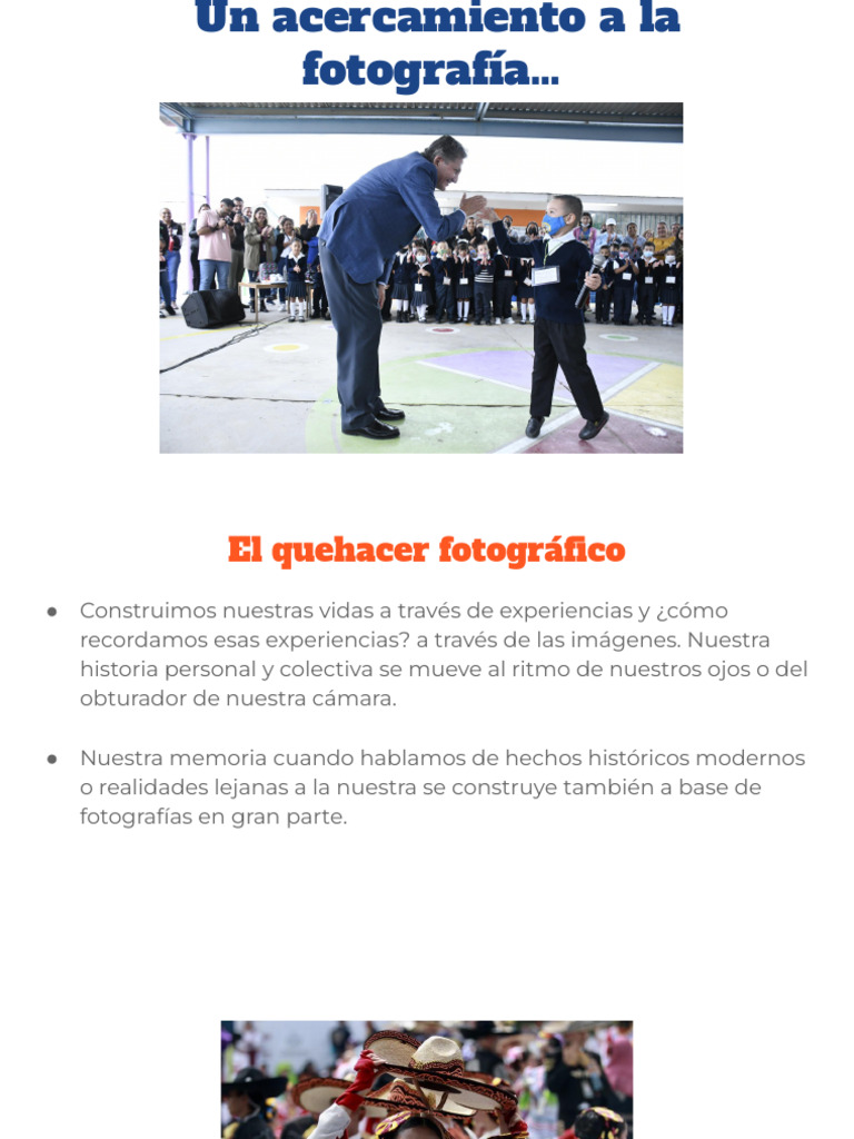 Acercamiento A La Fotografía | PDF | Composición (artes visuales)