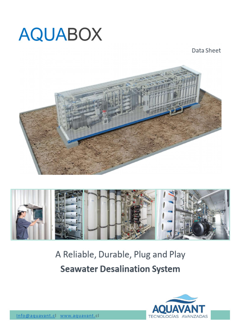 AquaBox Data Sheet | PDF | Desalination