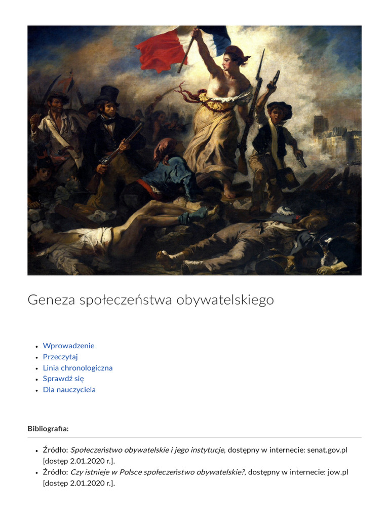 Geneza Spoleczenstwa Obywatelskiego | PDF