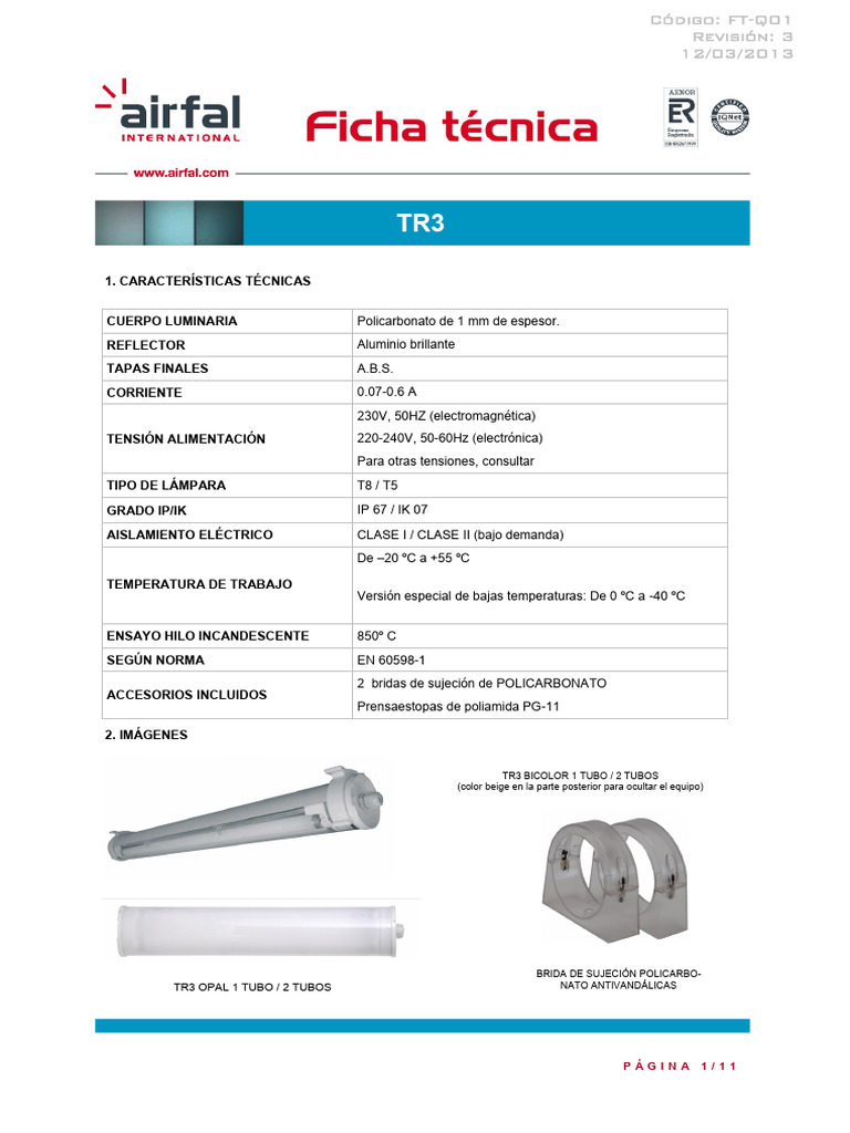 FT-Q01 - TR3 (Rev 3) | PDF | Electromagnetismo | Ingenieria Eléctrica