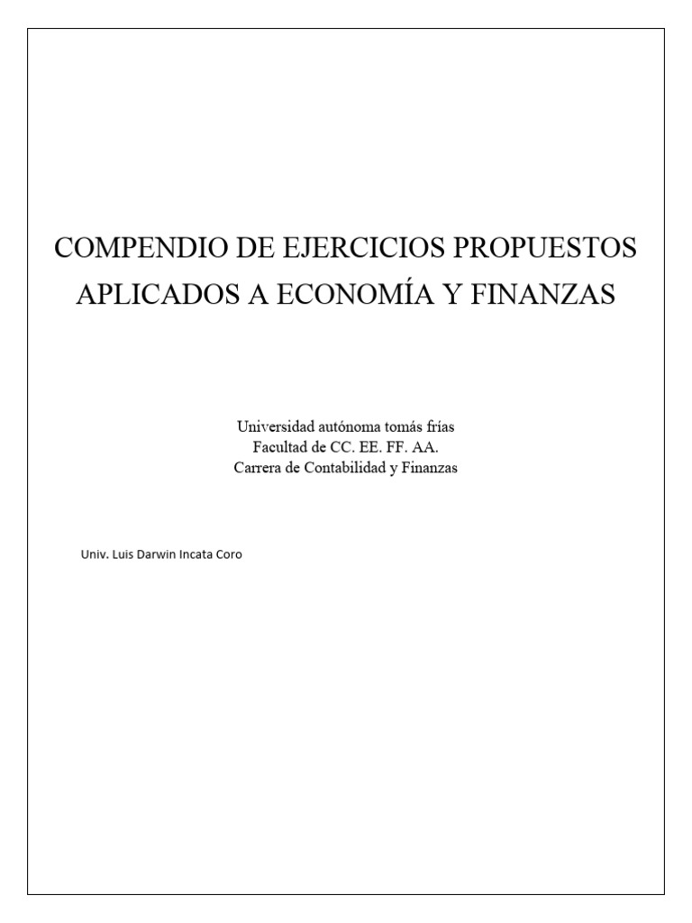 Compendio de Ejercicios Propuestos | PDF | Función (Matemáticas) | Precios