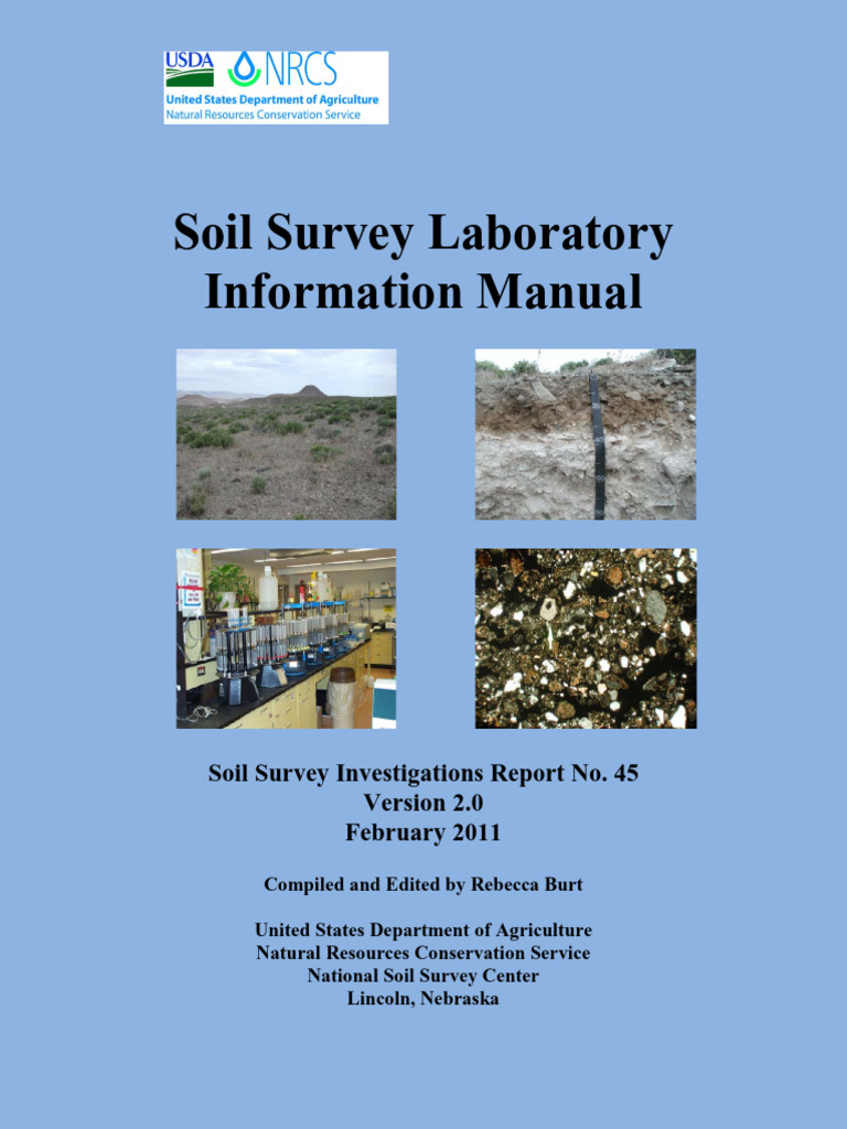 The-Soil-Survey-Manual N°45 | PDF | Sets Of Chemical Elements | Chemistry