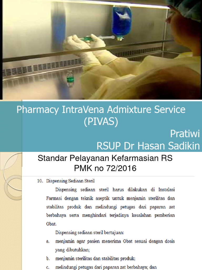 Dispensing Sediaan Steril Dan Sitotoksik Materi Apoteker Unpad Oktober 2019 2 | PDF ...