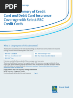 RBC Rewards Visa Gold Benefits Guide | PDF | Credit Card | Financial ...