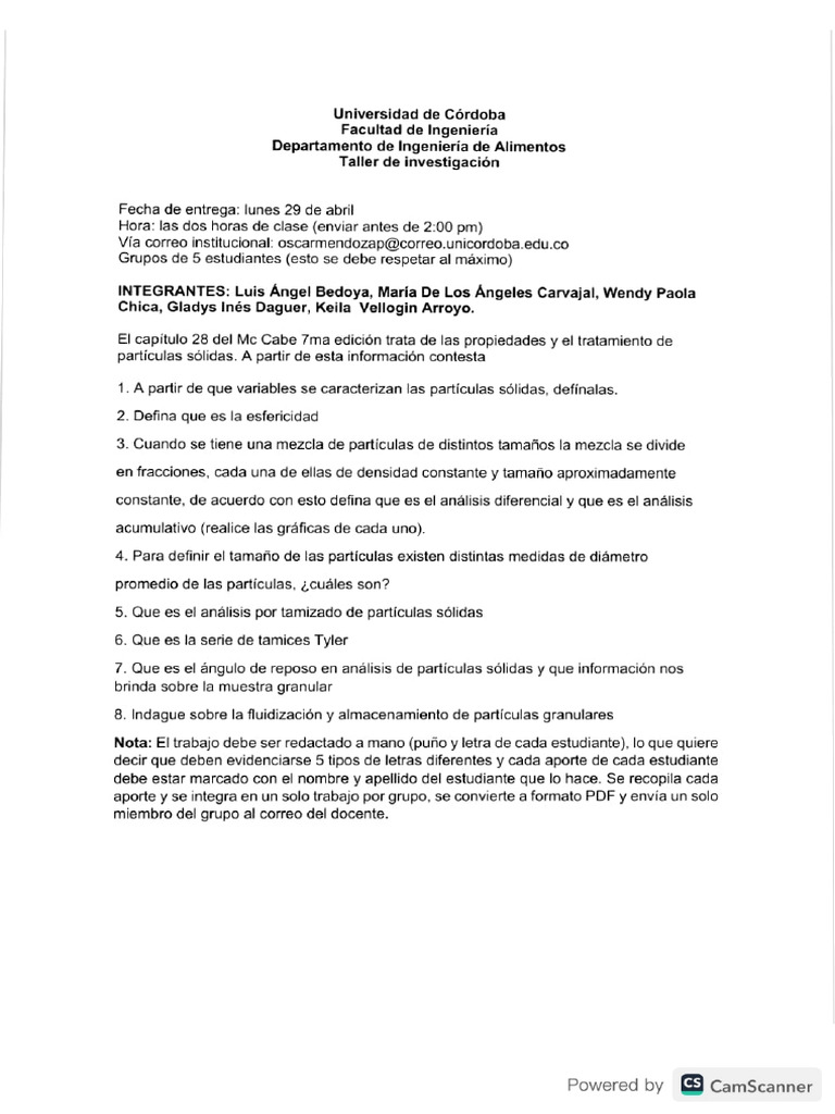 Taller Ope 1 Tamizado | PDF