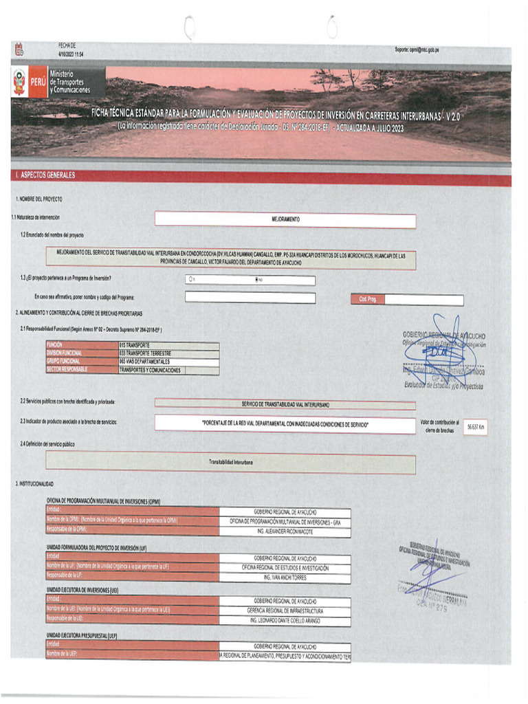 Ficha Macro Ayacucho | PDF