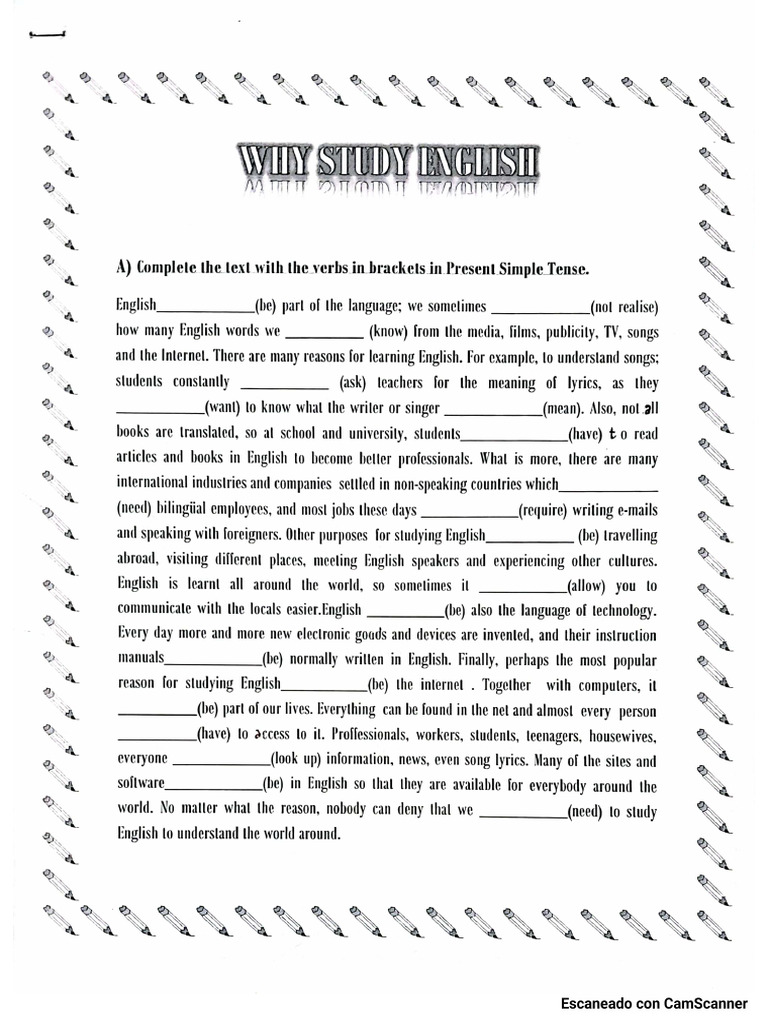 Why Study English | PDF