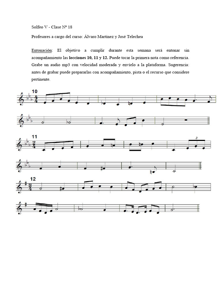 18 Solfeo V (2021) 18 | PDF | Clave | Pitch (Música)