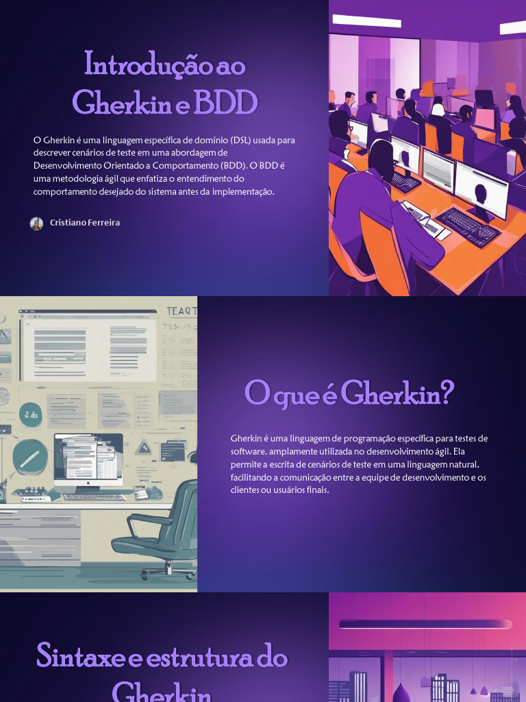 Gherkin Vs BDD Qual A Diferen A ? 1711289474 | PDF | Testes de software ...