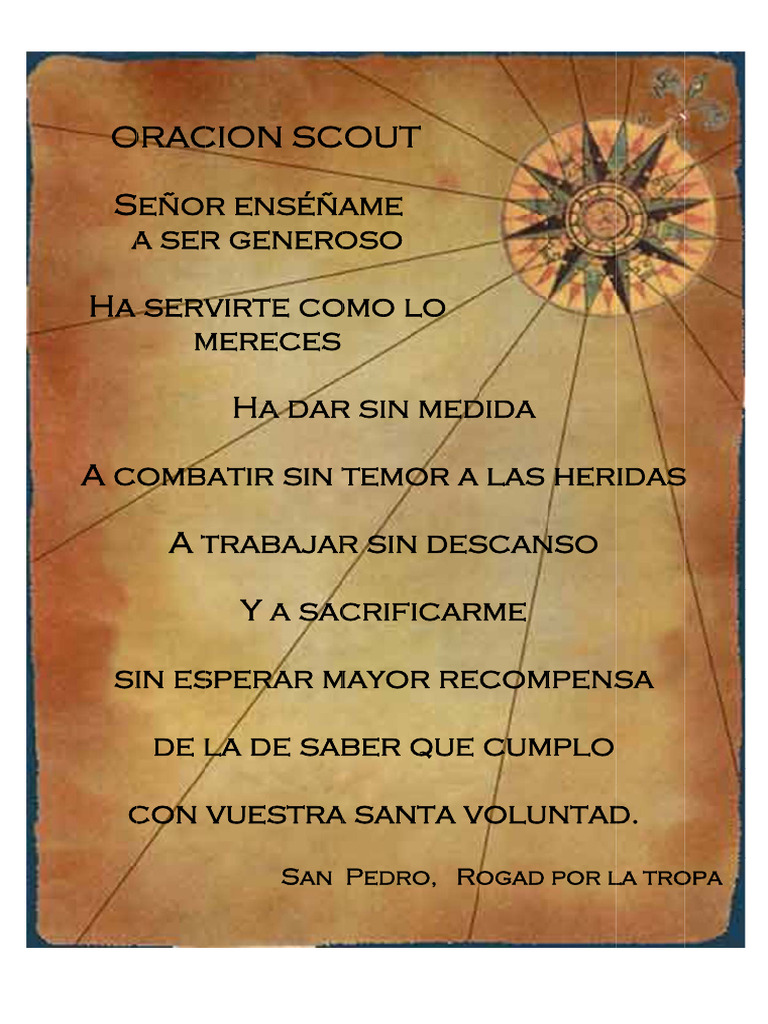 Oracion Scout | PDF
