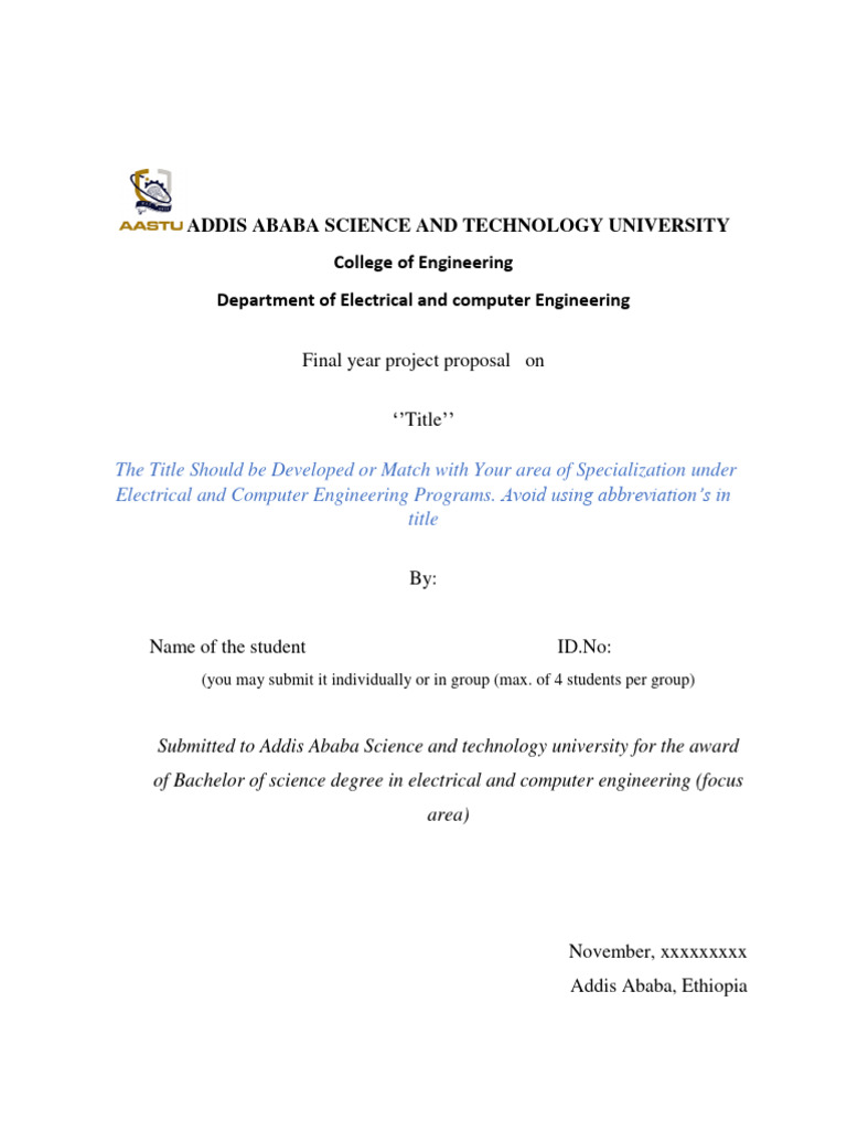 BSC Final Year Project Proposal Submission Guidline | PDF | Methodology ...