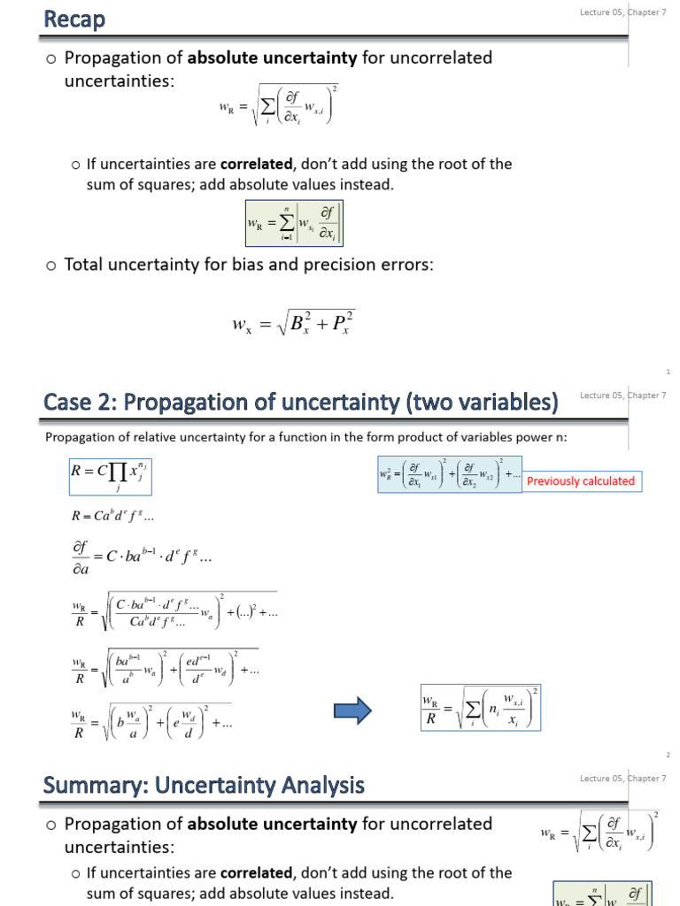 Lecture 05 | PDF | Applied Mathematics | Statistical Analysis
