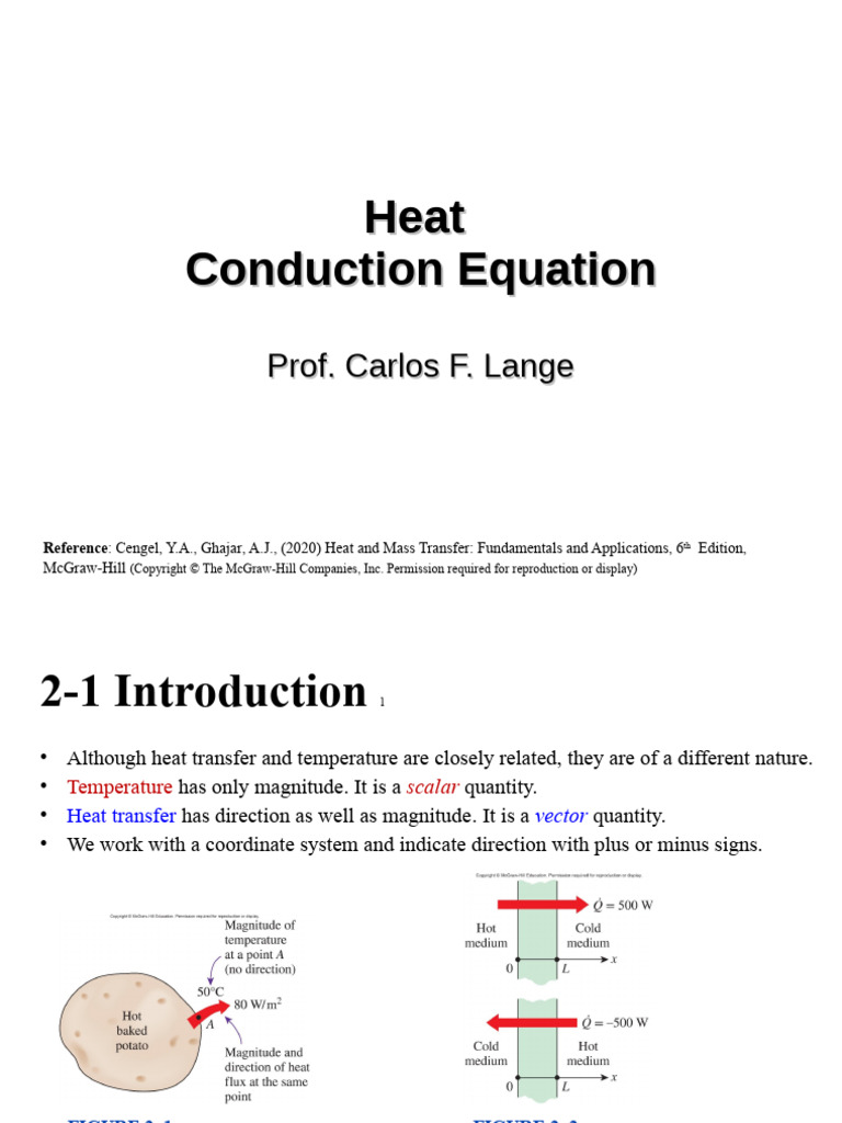 371 03 Heat Conduction Equation | PDF | Thermal Conduction | Heat