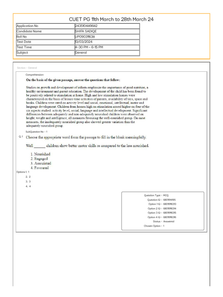 DU LLB Answer | PDF | Multiple Choice | Standardized Tests