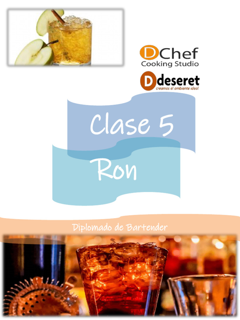 Clase 5 Ron Bartender | PDF | Ron | Bebida