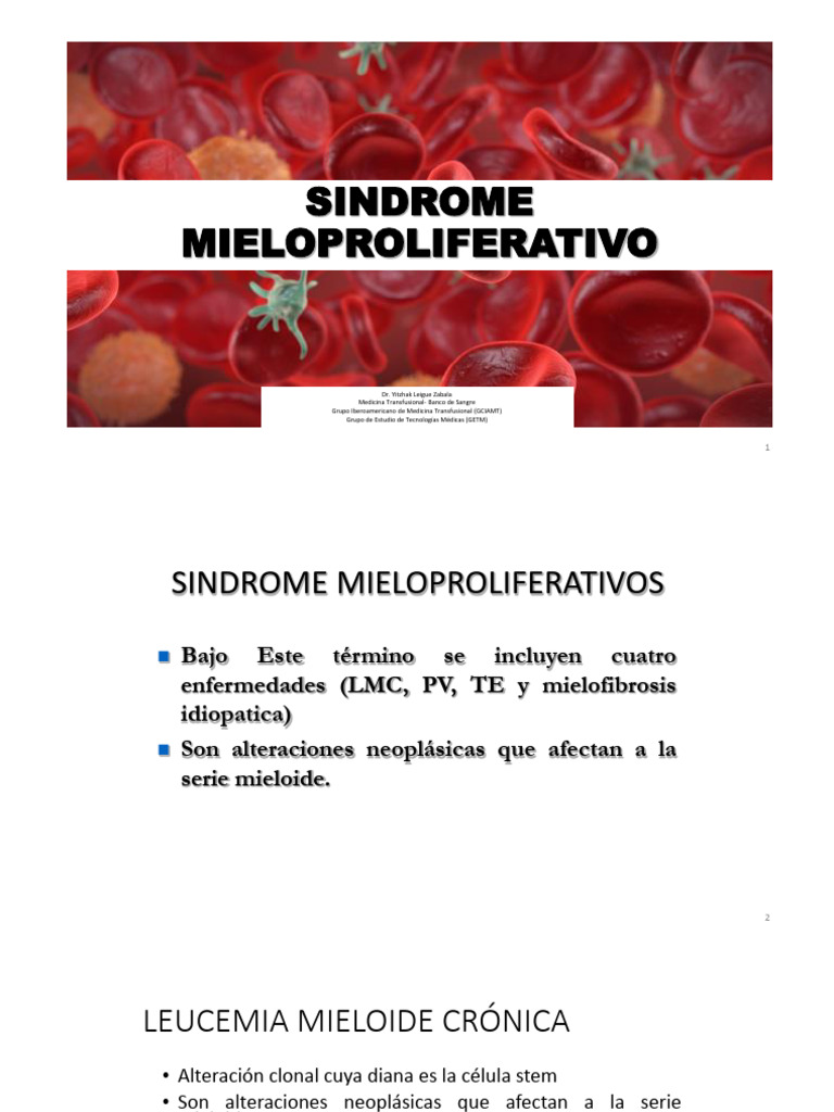 Leucemia Mieloide Crónica: Guía Clínica | PDF | Leucemia | Vertebrados